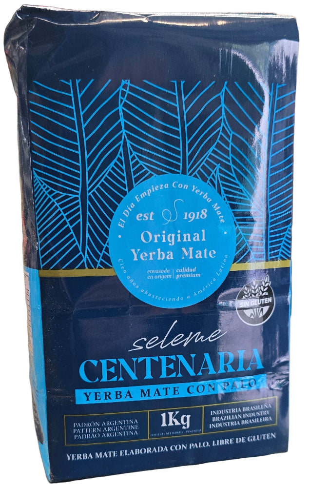 Centenaria Traditional with Stems Smoked Yerba Mate 1 kg (2.2 lbs ...
